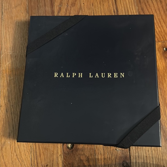 Ralph Lauren | Party Supplies | Ralph Lauren Navy Blue Gift Box Sturdy ...